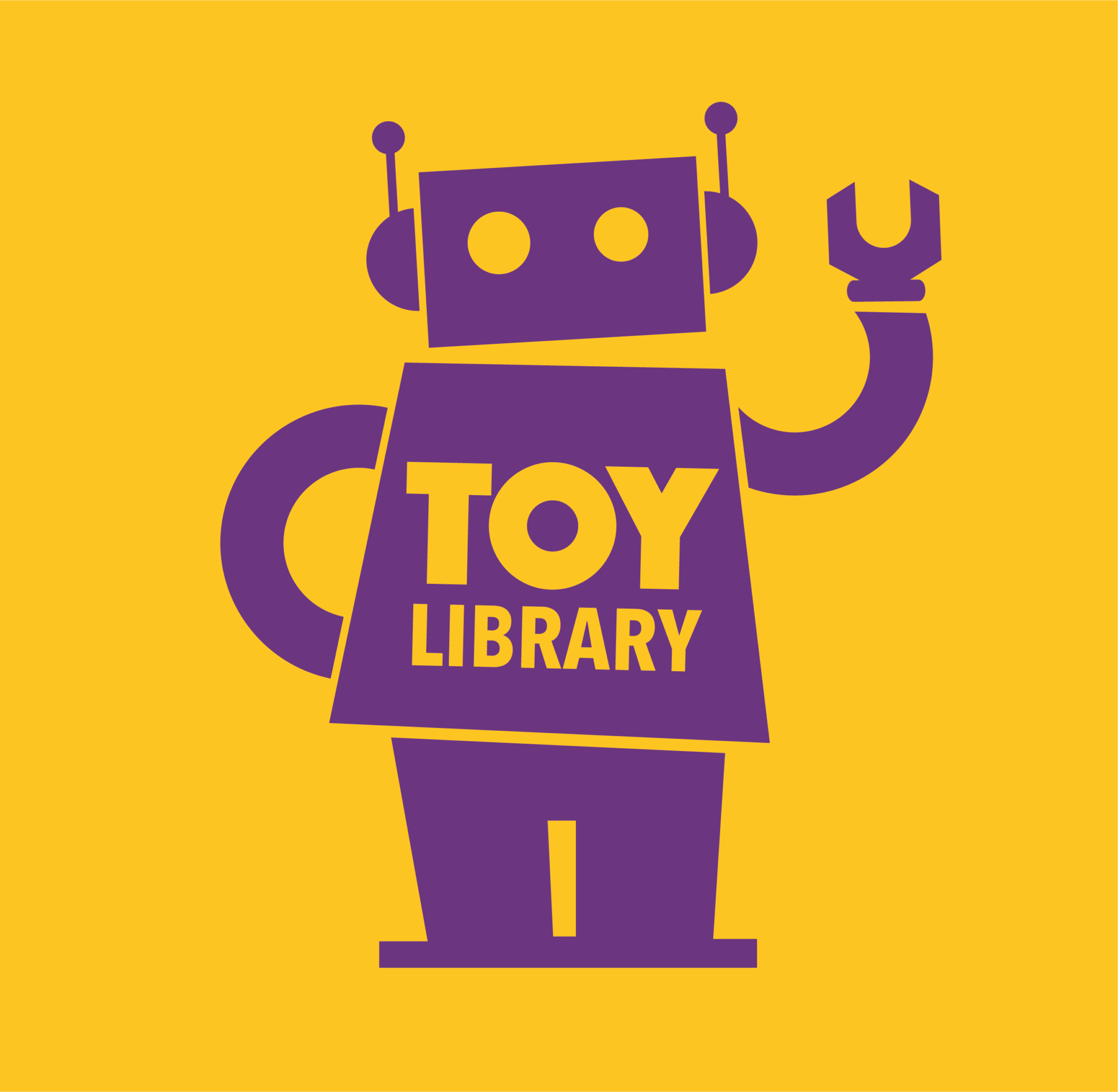 Toy Library - Purple Elephant